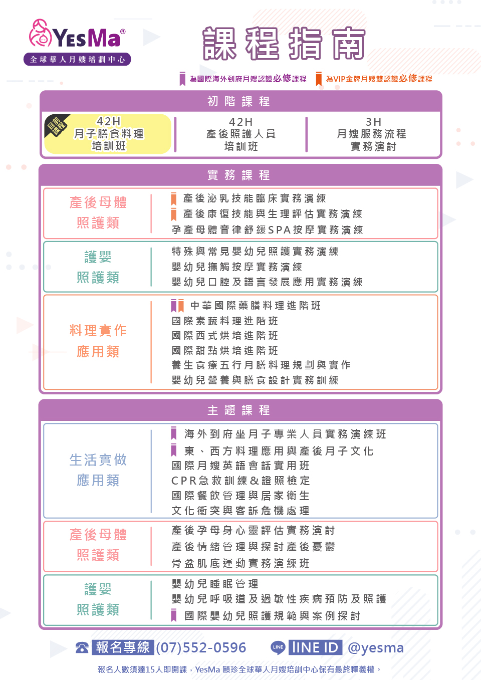 月嫂必修-月子膳食料理培訓| YesMa國內外月嫂到府服務
